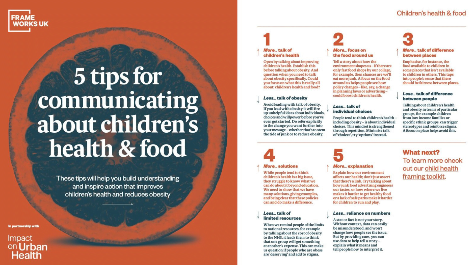 5 tips for communicating about children's health and food - FrameWorks UK